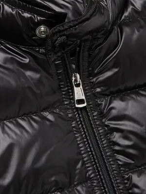 Moncler Gui Slim-fit Logo-appliquéd Quilted Shell Down Gilet - Black