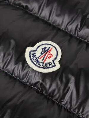 Moncler Gui Slim-fit Logo-appliquéd Quilted Shell Down Gilet - Black