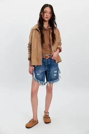 ONETEASPOON Distressed Denim Cutoff Shorts