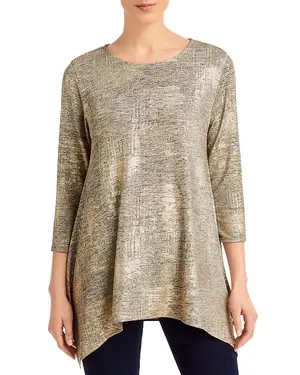 Caroline Rose Metallic Tunic