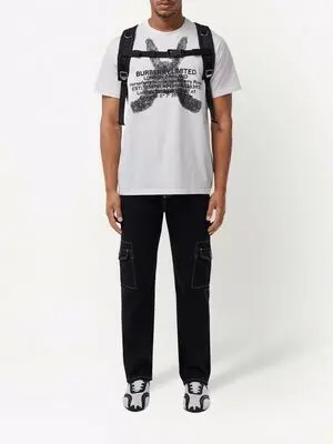 Burberry Contrast-stitch Straight-leg Jeans
