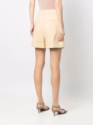 Brunello Cucinelli Belted High-waisted Tailored Shorts
