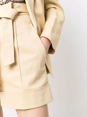 Brunello Cucinelli Belted High-waisted Tailored Shorts