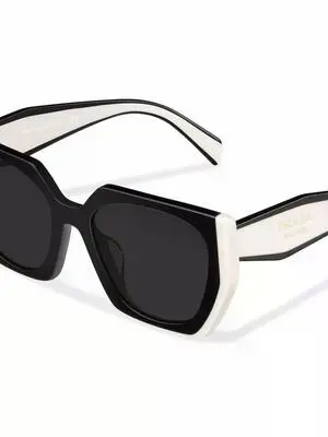 Prada Logo-detail Square Frame Sunglasses