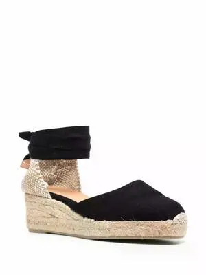 CastaÑer 50mm Carina Espadrilles - Black