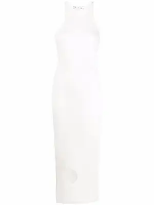 Off-White Meteor Sleeveless Dress - White