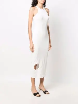Off-White Meteor Sleeveless Dress - White