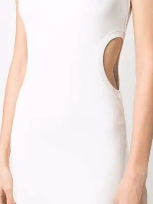 Off-White Meteor Sleeveless Dress - White