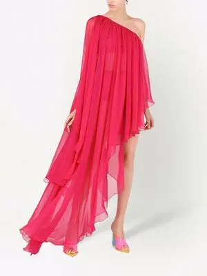 Dolce & Gabbana One-shoulder Draped Dress