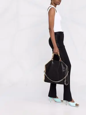Stella McCartney Falabella Fold-over Tote Bag - Black