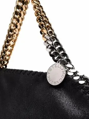 Stella McCartney Falabella Fold-over Tote Bag - Black