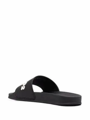 Dsquared2 Embossed Logo Slides - Black