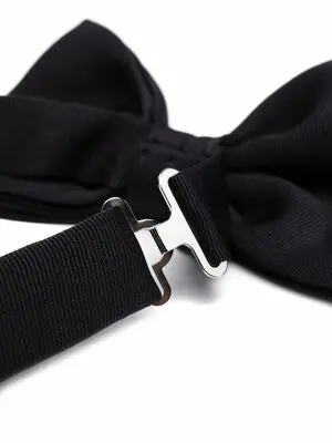 Tagliatore Ribbed Bow Tie - Blue
