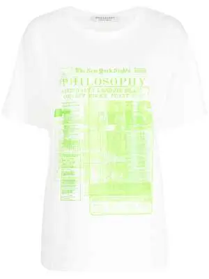 Philosophy Di Lorenzo Serafini Graphic T-shirts For Women