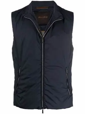 MOORER High-neck Zip-up Gilet