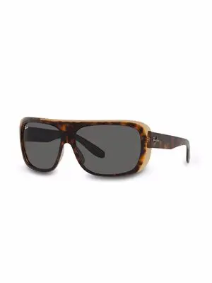 Ray-ban Blair Oversize Tortoiseshell Effect Sunglasses