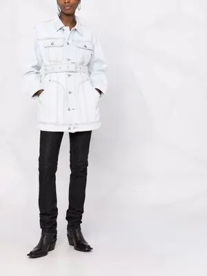 DIESEL® De-flaminia Belted Denim Jacket