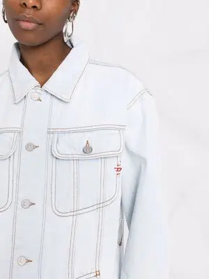 DIESEL® De-flaminia Belted Denim Jacket