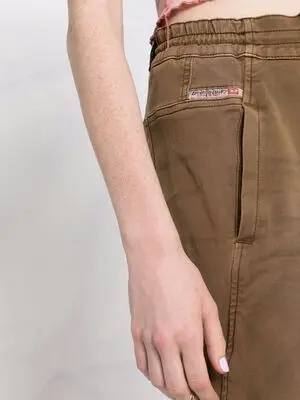 DIESEL® Logo Patch Detail Cotton Jeans - Neutrals