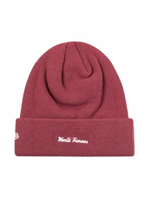 Supreme X New Era Box Logo Knitted Beanie - Brown