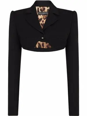 Dolce & Gabbana Animal Print Blazers For Women
