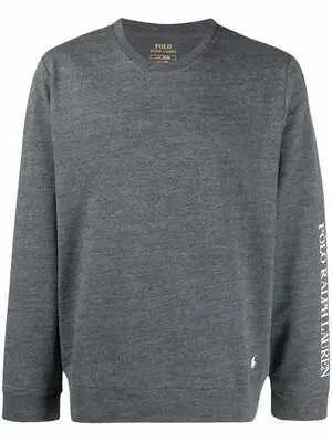 Polo Ralph Lauren Logo-print Long-sleeve Sweatshirt - Grey