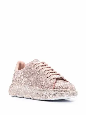 Philipp Plein Runner Full-strass Sneakers - Pink