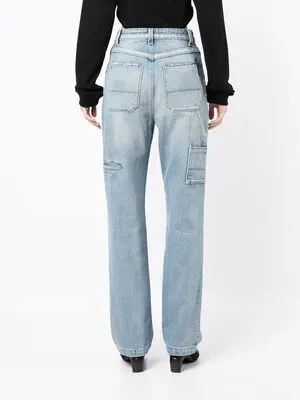 RtA Multi-pocket Straight Leg Jeans