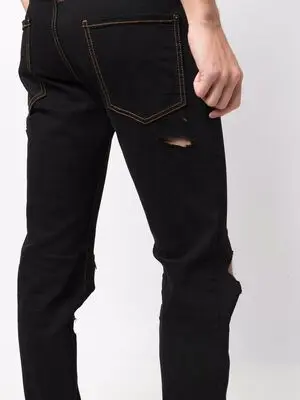 Dsquared2 Distressed Slim Jeans - Black