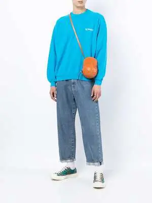 Sunnei Logo Print Crewneck Sweatshirt