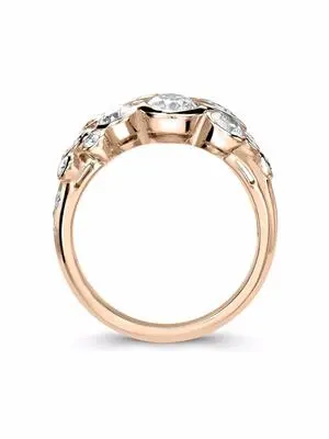 PRAGNELL 18kt Rose Gold Diamond Bubbles Ring
