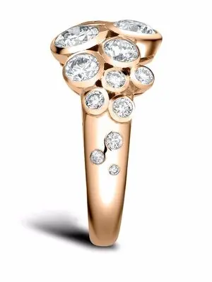 PRAGNELL 18kt Rose Gold Diamond Bubbles Ring