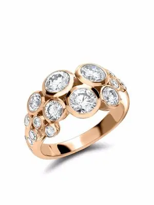 PRAGNELL 18kt Rose Gold Diamond Bubbles Ring