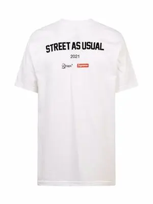 Supreme X Wtaps Sic'em Crew Neck T-shirt - White