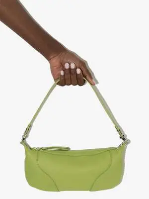 By Far Amira Panelled Shoulder Bag - Green