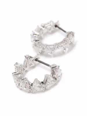 SWAROVSKI Matrix Mini Hoop Earrings