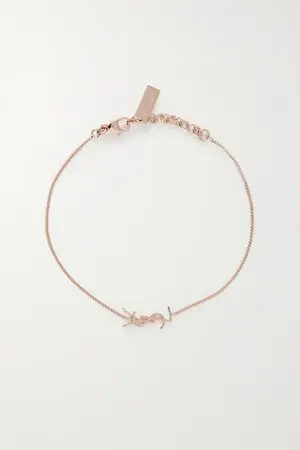 Saint Laurent Rose Gold-tone Bracelet - Pink