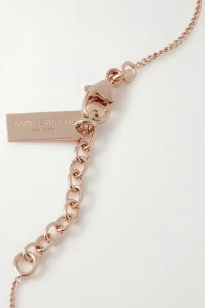 Saint Laurent Rose Gold-tone Bracelet