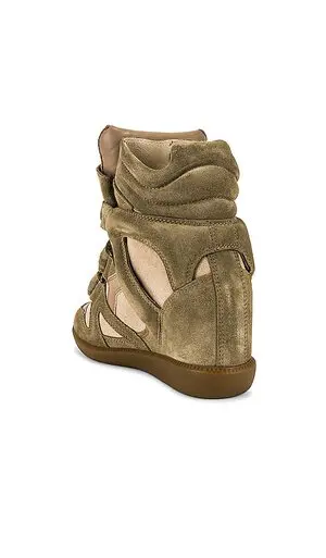 Isabel Marant Étoile Bekett Sneaker In Olive
