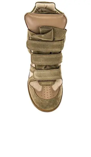Isabel Marant Étoile Bekett Sneaker In Olive