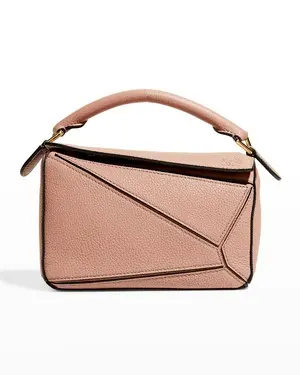 Loewe Puzzle Mini Crossbody Bag - Dark Blush