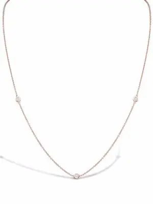 PRAGNELL 18kt Rose Gold Sundance Diamond Necklace