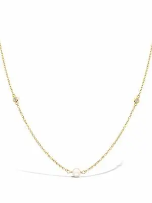 PRAGNELL 18kt Yellow Sundance Pearl And Diamond Necklace - Gold