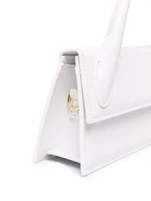 Jacquemus Le Chiquito Long Leather Tote - White