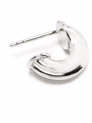 MISSOMA Ridge Hoop Huggie Earrings