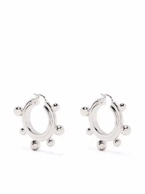 MISSOMA Medium Sphere Hoop Earrings - Silver