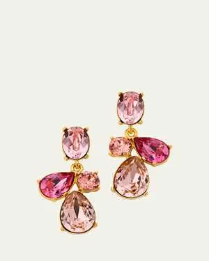 Oscar De La Renta Candy Drop Earrings - Rose
