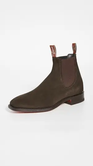 R.m. Williams Suede Chelsea Boots - Chocolate