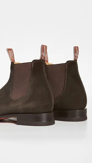 R.m. Williams Suede Chelsea Boots - Chocolate