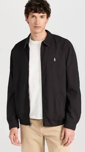 Polo Ralph Lauren Bi-swing Windbreaker Jacket - Rl Black